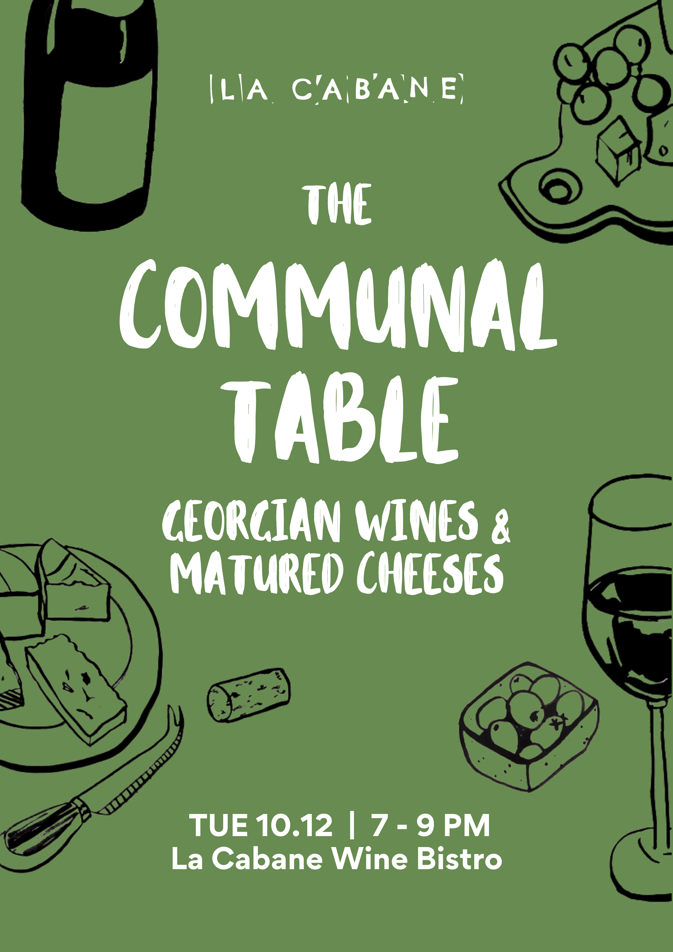 The Communal Table: Matured cheeses & Georgian wine pairing 10.12.2024 ...